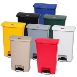 [러버메이드]슬림짐페달휴지통 검정 90L RB-1883615 - SSG.COM