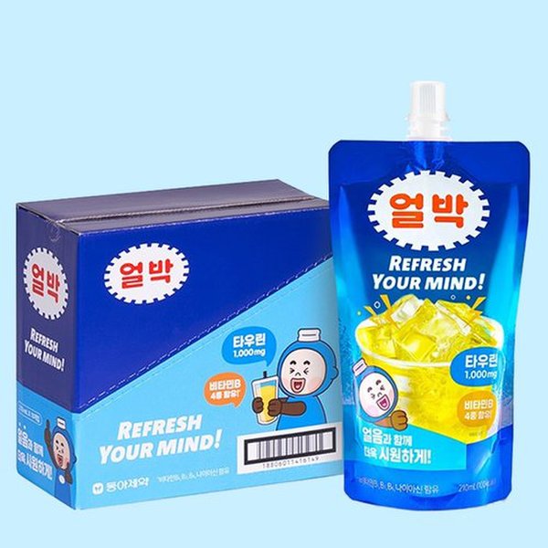동아제약 얼려먹는 박카스 얼박 210ml 10개 - 오리지널(박카스) 복숭아 샤인머스캣 - SSG.COM