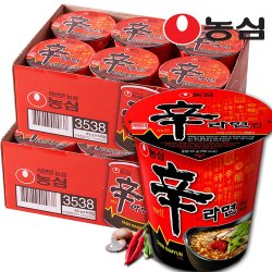 [농심] 신라면 작은컵 65g x 6입 X 2개(총12컵) - SSG.COM