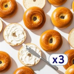 베이글 110g 18개 3종세트 플레인 어니언 블루베리 카페디저트 빵 - SSG.COM