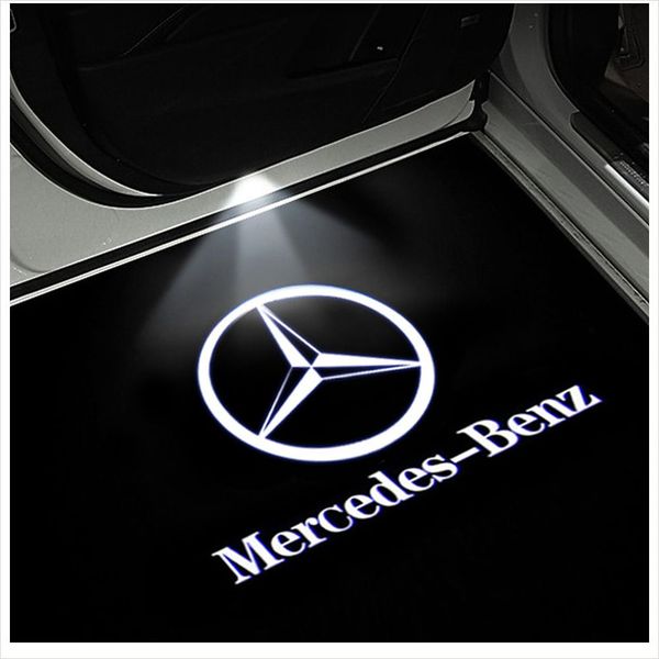 D24 TKB 벤츠 로고 LED 도어라이트 3D유리가공 - SSG.COM