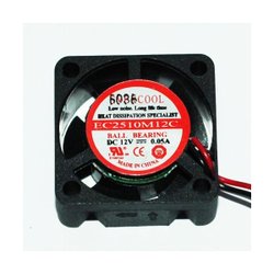 (EVERCOOL) EC2510M12C-2P 25MM FAN/12V/1BALL/2P - SSG.COM