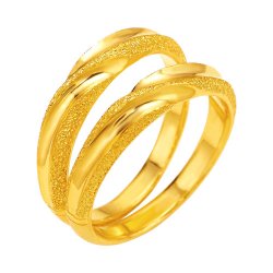 여자 순금 반지 민자 샌딩 24K 11.25g 쌍가락지 쌍지 - SSG.COM