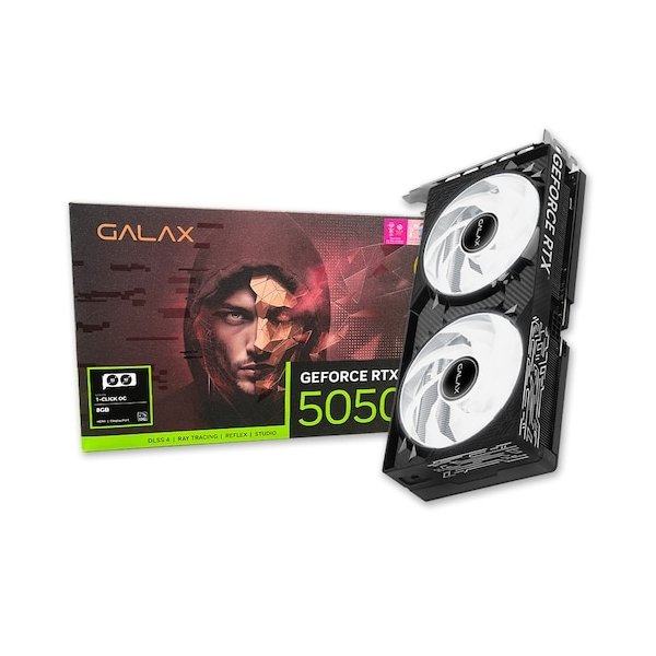 갤럭시 GALAX 지포스 RTX 5050 BLACK OC D6 8GB DUAL HDMI A - SSG.COM