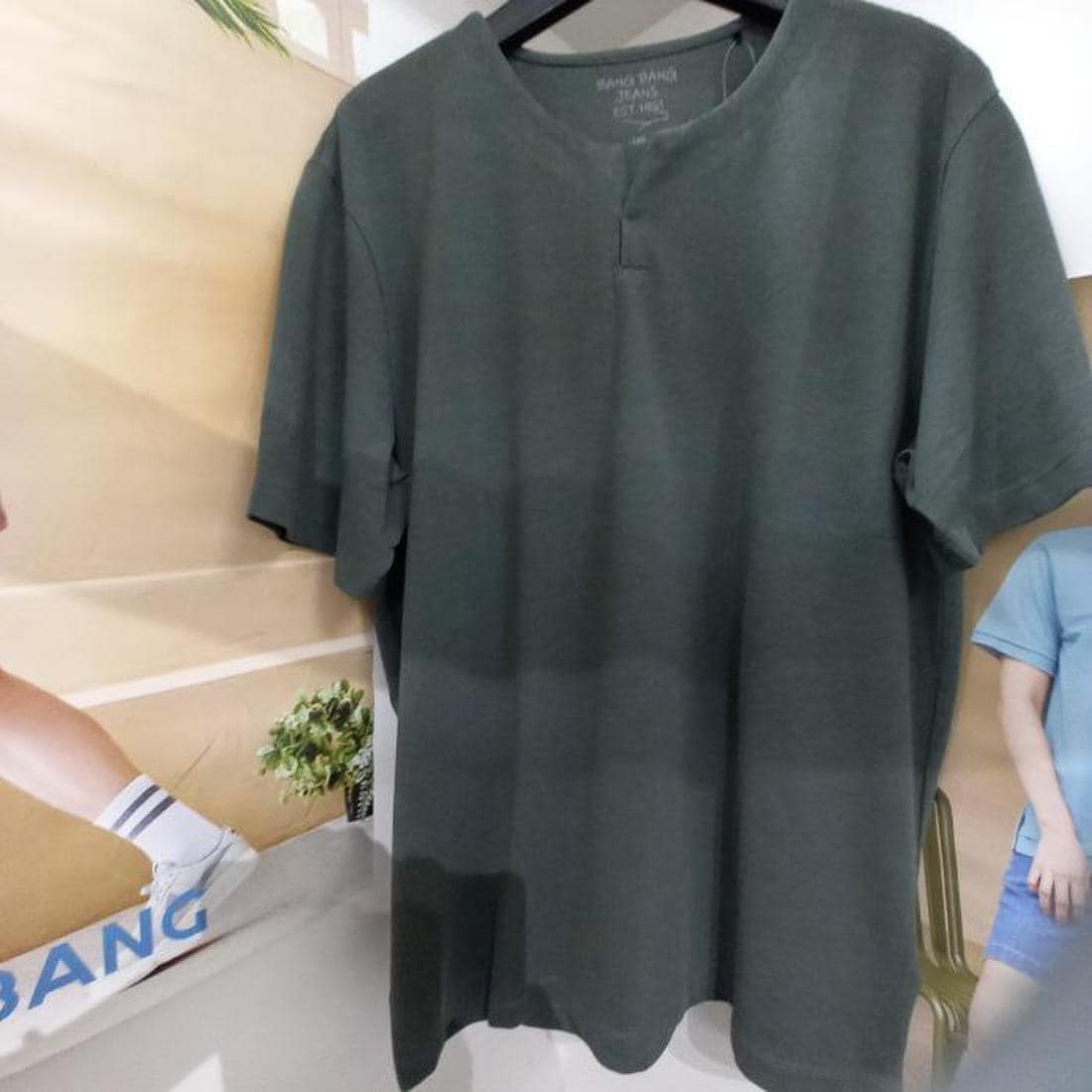 뱅뱅 DP03 남성 헨리넥 브이 반팔 티셔츠 NTJ516 (S10328301), 믿고 사는 즐거움 SSG.COM