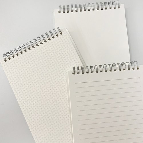 A5 스프링 노트 가로줄 모눈 무지 연습장 it-16 - SSG.COM
