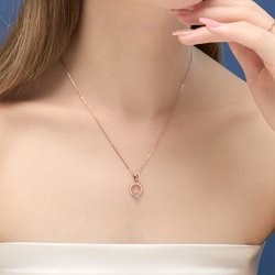 새미쥬얼리 18k 써클스톤 큐빅 목걸이 - SSG.COM