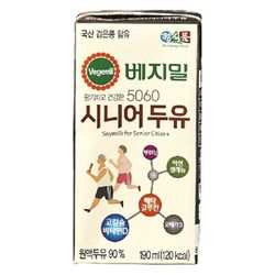[베지밀] 5060 시니어 두유 190ml*80팩[33561393]. - SSG.COM