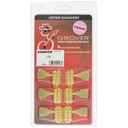 (한국수입) 그로버 글로버 기타 페그 135G 3:3 6개 세트 골드 - SSG.COM