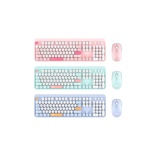 앱코 ABKO WKM01 무선 키보드 마우스 세트 원형키캡 - SSG.COM