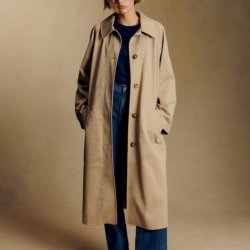세잔 클라이드 트렌치 코트 재킷하지원 Sezane Clyde Coat Light Beige - SSG.COM