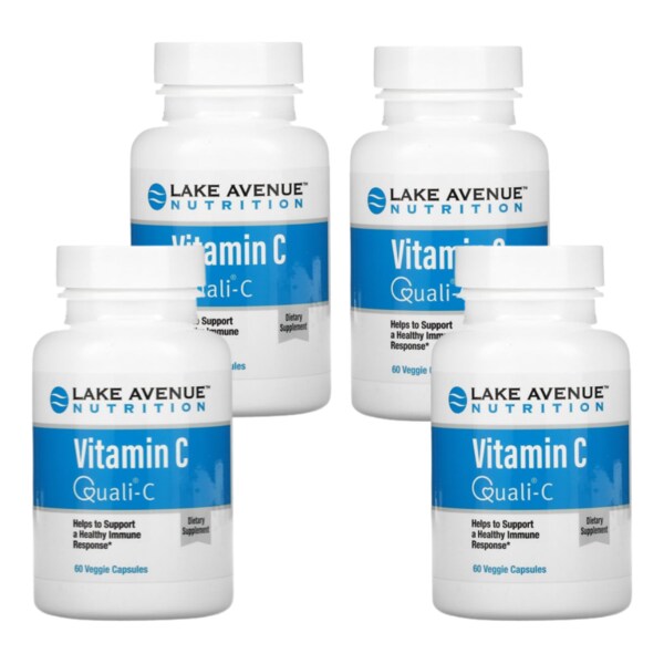 [Lake Avenue Nutrition] 비타민C Quali-C 1000mg 베지 캡슐 60정[4set] - SSG.COM