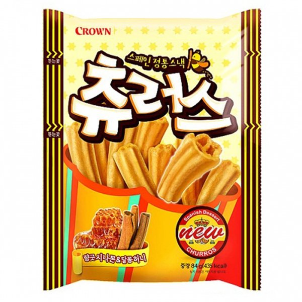 크라운 츄러스 84g 16개 - SSG.COM