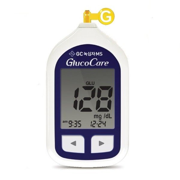 글루코케어 혈당측정기셋트(측정기+채혈기+채혈침10개+휴대용가방+설명서) 녹십자MS - SSG.COM