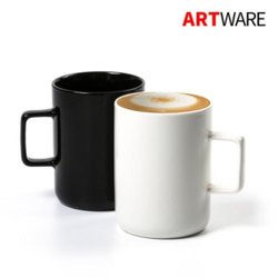 블랙 앤 화이트 도자기 머그컵 400ml 2P 세트 - SSG.COM