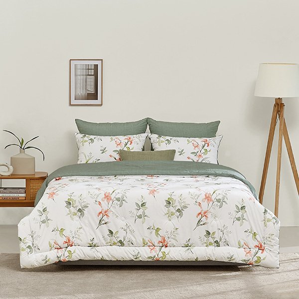 [Allerman] 알레르망 세라티 차렵이불 S 3종세트 그린(이불1p+패드1p+베개커버1p) - SSG.COM