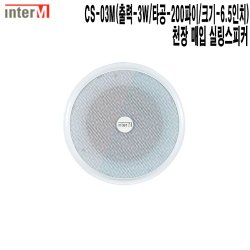 CS-03M-인터엠 아파트 관리실 상가 천장매입스피커 - SSG.COM