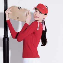 [신상]24SS 여성 라인 배색 포인트 리본 바이저 RWACN5803-500 - SSG.COM