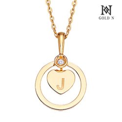 골드앤 14K/18K 달링인러브 다이아 목걸이 YG - SSG.COM