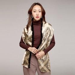 CM018 페이즐리 밍크 트리밍 스카프_P049372271 - SSG.COM