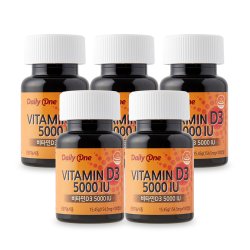 비타민D3 5000 IU 154.5mg X 100캡슐 5통 - SSG.COM
