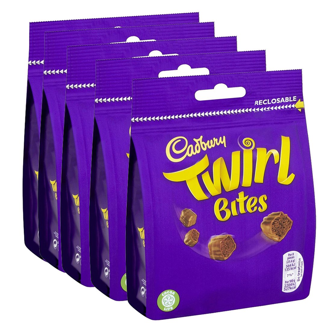 Cadbury Twirl Bites Chocolate 캐드버리 초콜릿 유럽 직구 95g 5팩, 믿고 사는 즐거움 SSG.COM