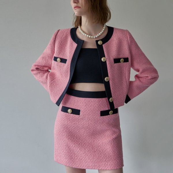 (JK-2807)제니 트위드 셋업 크롭 자켓, 믿고 사는 즐거움 SSG.COM