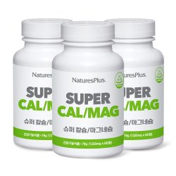네이처스플러스 슈퍼 칼슘/마그네슘 3병 세트 (60정x3) - SSG.COM