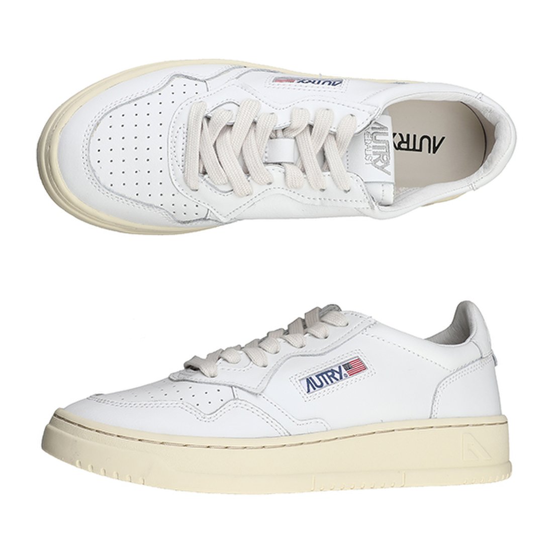 [오트리]23FW AULM LL15 메달리스트 남성 레더 화이트 스니커즈 , 이마트몰, 당신과 가장 가까운 이마트