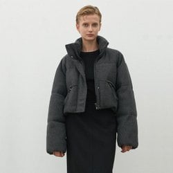 [역시즌](택가:239,000원)멜란지 하이 넥 크롭 패딩(JP-552) - SSG.COM