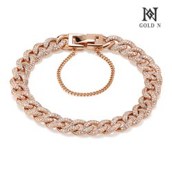 골드앤 18K 에토프 쿠반체인 팔찌 - SSG.COM