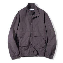 Shirring Blouson Jacket Dark Purple - SSG.COM