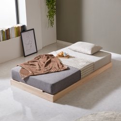 아이앤 루니애 편백원목 저상형 퀸 침대 프레임 FI - SSG.COM