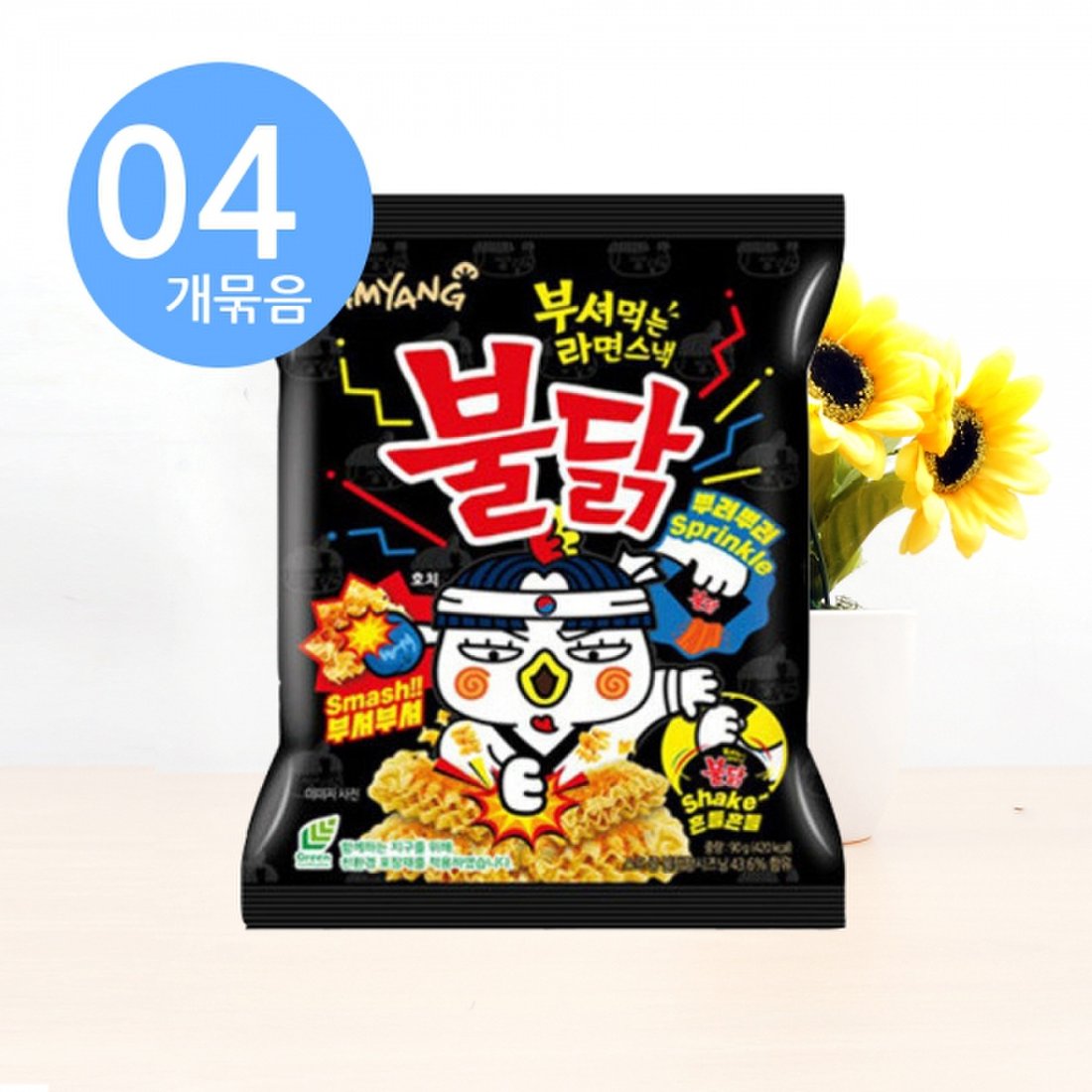 삼양 부셔먹는 라면스낵 불닭 90g x4개 뿌셔뿌셔, 믿고 사는 즐거움 SSG.COM