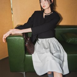 WOMAN 레이스 미디스커트 [2COL] / WBE1L13506 - SSG.COM