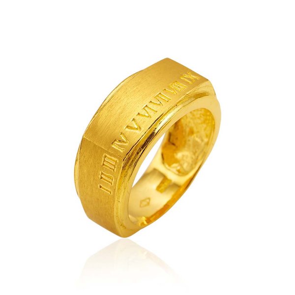 남자 순금 반지 로마자 무광 24K 11.25g 애끼 검지 - SSG.COM