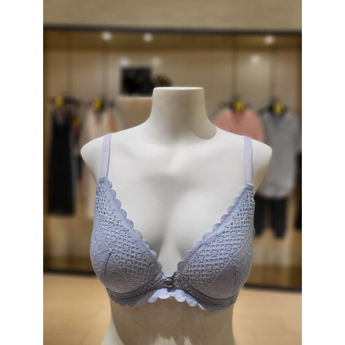 원더브라 풀커버리지 기하학레이스 노와이어브라((A~D)WBWBR3I37T LB) - SSG.COM