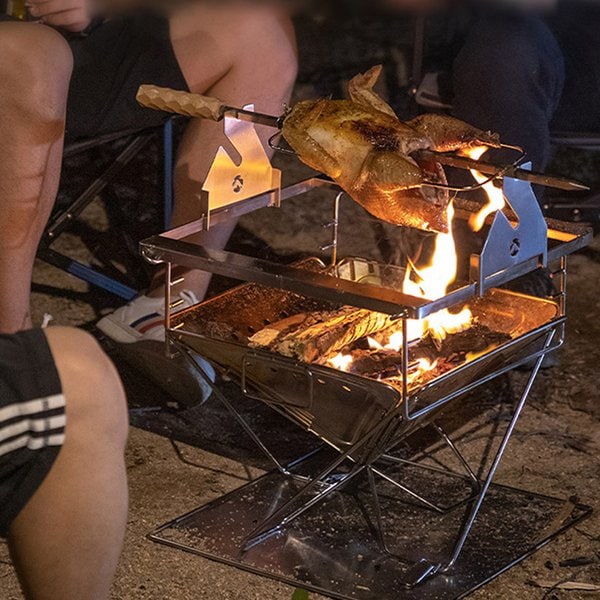 캠핑문 화로 304스텐레스 통닭꼬치 - SSG.COM