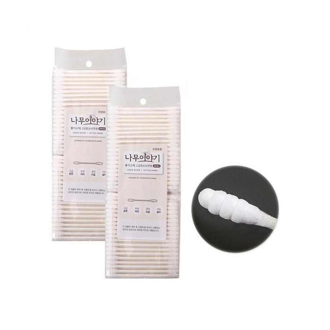 [뷰티풀마인드] 나무이야기 종이스틱 고급 회오리 면봉 400P (7659)-O (S11516849), 믿고 사는 즐거움 SSG.COM