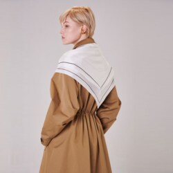 THE LOOM LOGO SCARF_WHITE - SSG.COM