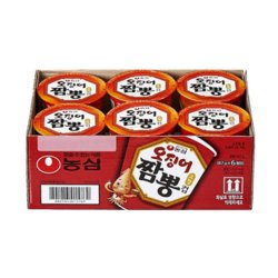 농심 오징어짬뽕 소컵 67g 6입 x1개 - SSG.COM