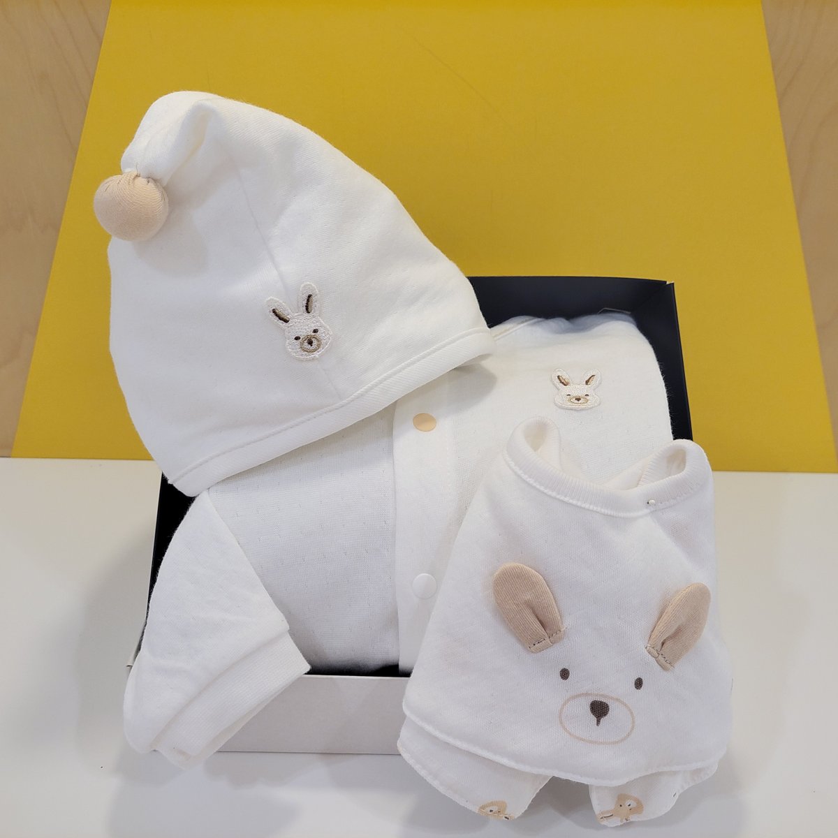 WH)클린래빗우주복,모자,빕 선물세트(42A70-041-01) - SSG.COM