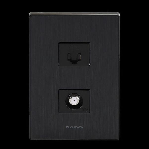 전화통신아트2 1개용 8P+CATV 1방올블랙 - SSG.COM