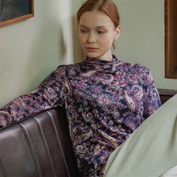 페이즐리 퍼플 수딩웜 터틀넥 LWJKAUP0141-PP - SSG.COM