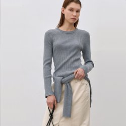 [24FW](정상가:49,000원)에센셜 슬림 라운드넥 니트(T-6789) - SSG.COM