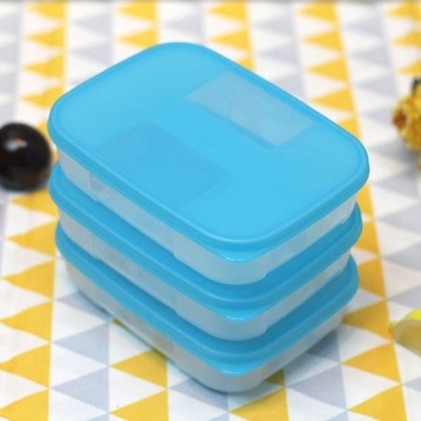 타파웨어 펭귄 중형 사각 밀폐용기 1번 300ML 3P 853 - SSG.COM