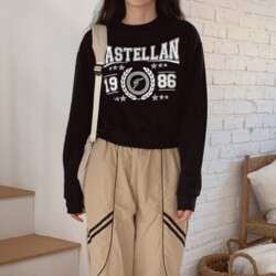 울린펠 기모 레터링 1986 세미크롭 맨투맨, 믿고 사는 즐거움 SSG.COM