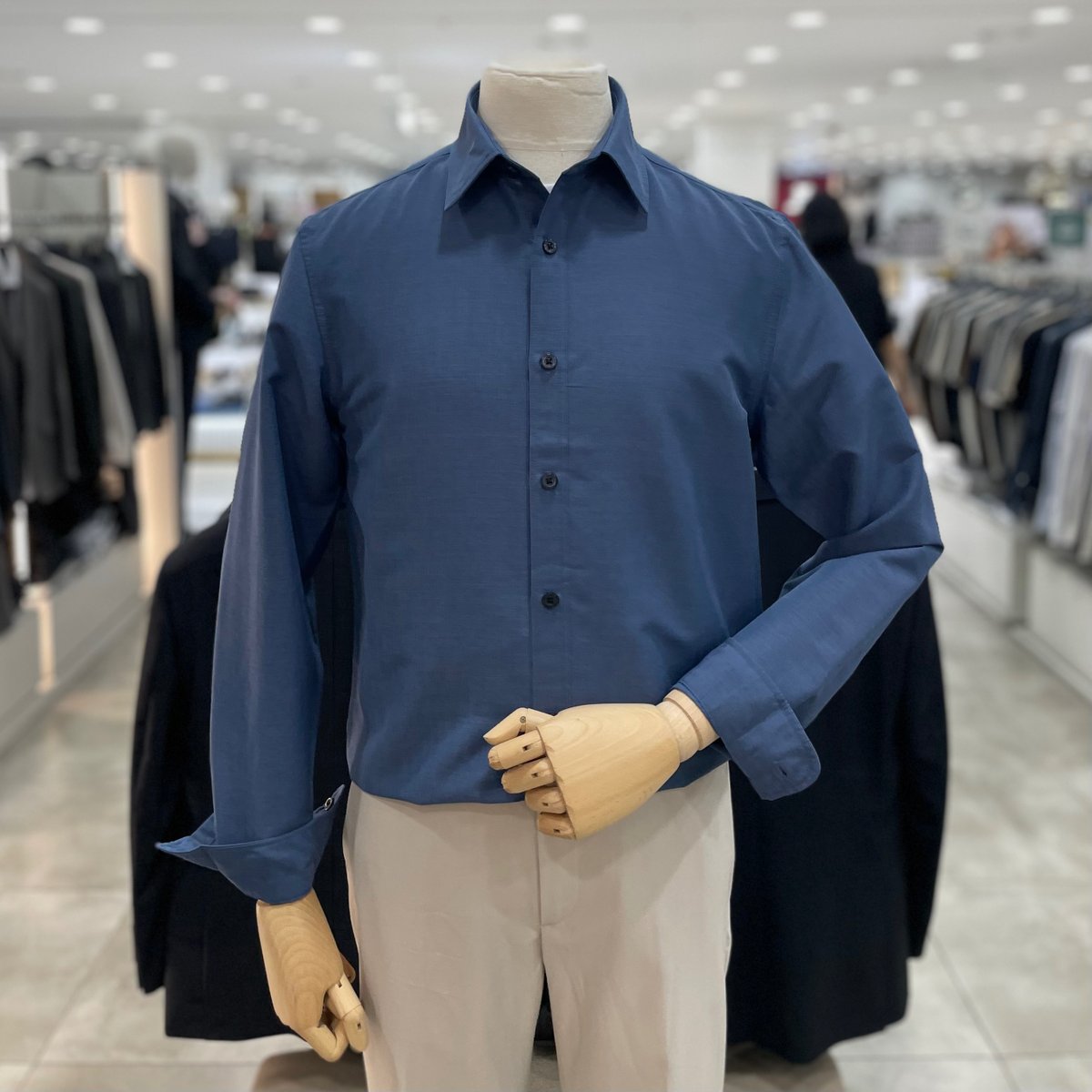 링클프리 미라클 린넨 캐주얼 셔츠_ABE2WC1103_NV - SSG.COM