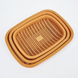 국산 업소용 야채바구니 소쿠리 채반 트레이 3size - SSG.COM