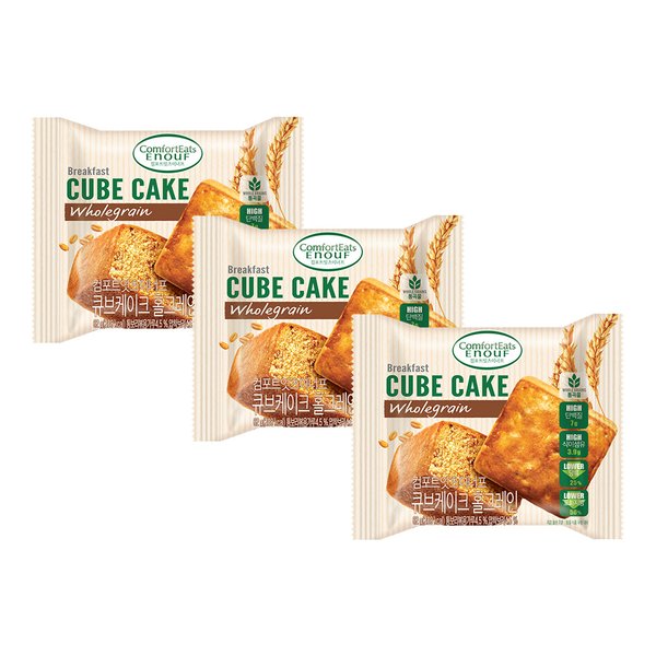 이너프 큐브케이크 홀그레인 60gX3개 - SSG.COM